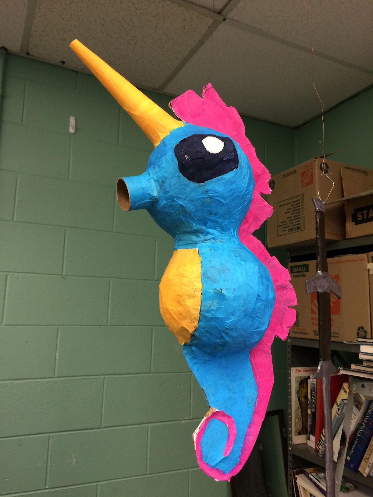 Seward High School Art Paper Mache Projects