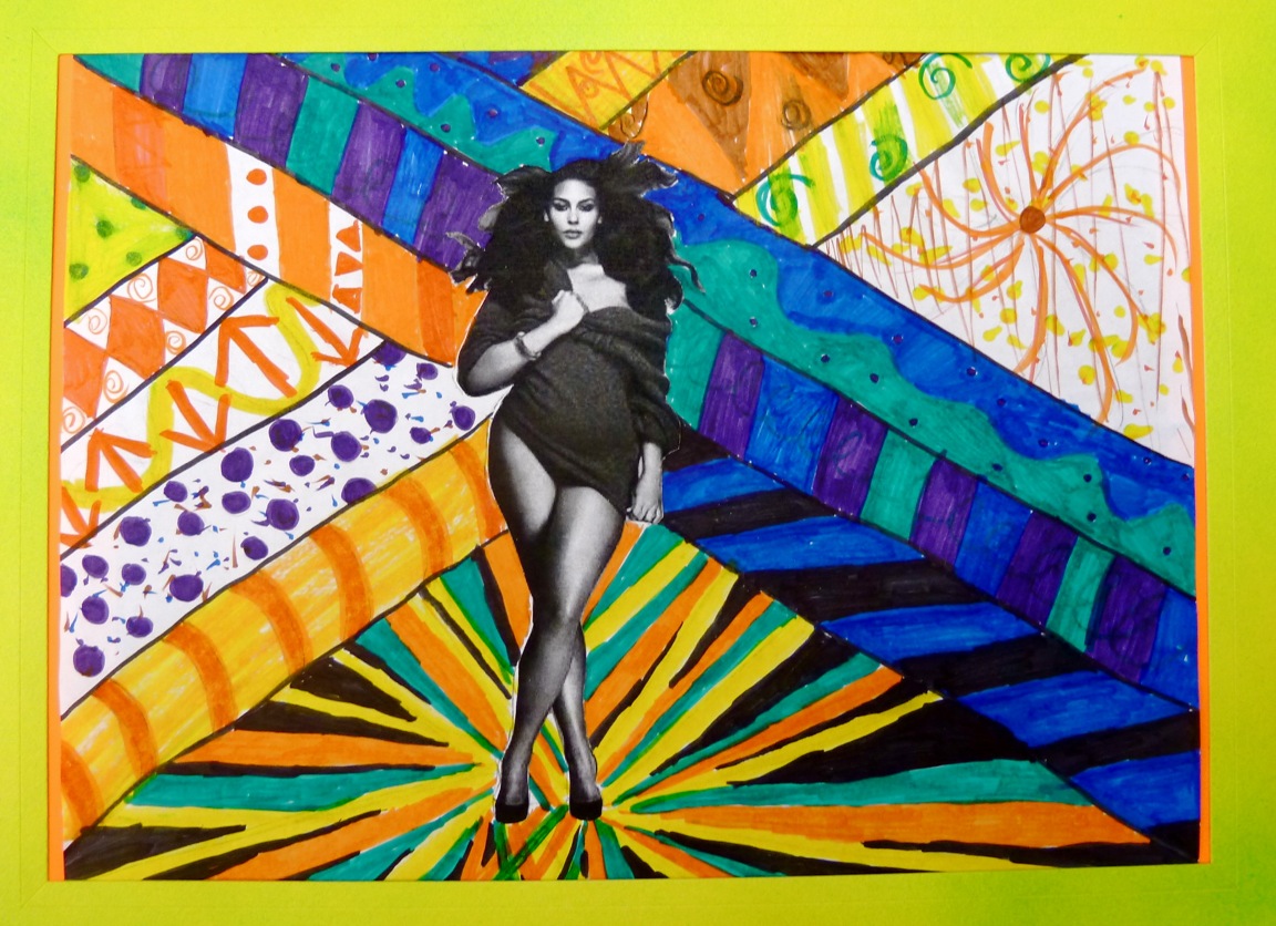 Seward High School Art » Nikki Farquharson Style Drawings