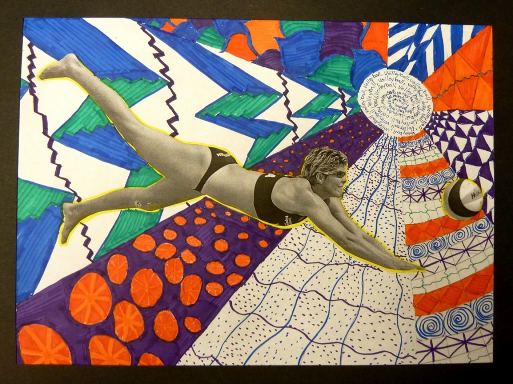 Seward High School Art » Nikki Farquharson Style Drawings