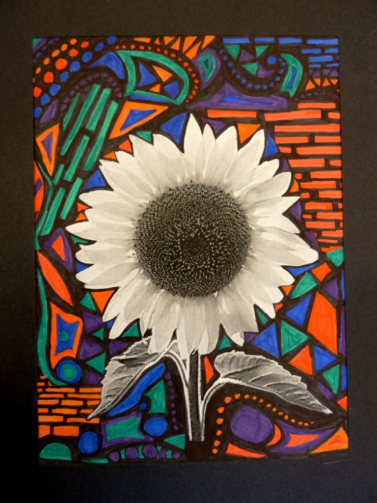 Seward High School Art » Nikki Farquharson Style Drawings