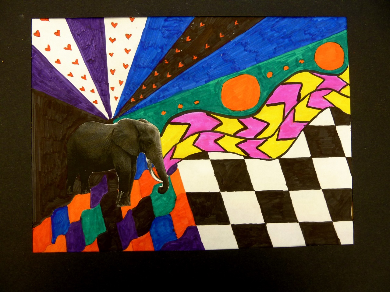 Seward High School Art » Nikki Farquharson Style Drawings