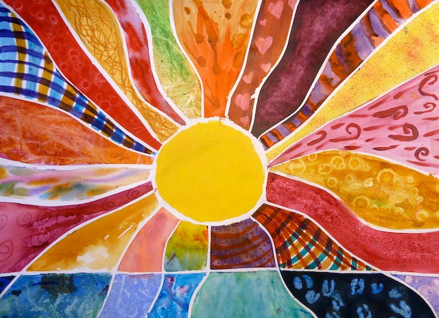 Seward High School Art » Watercolor Sampler Project